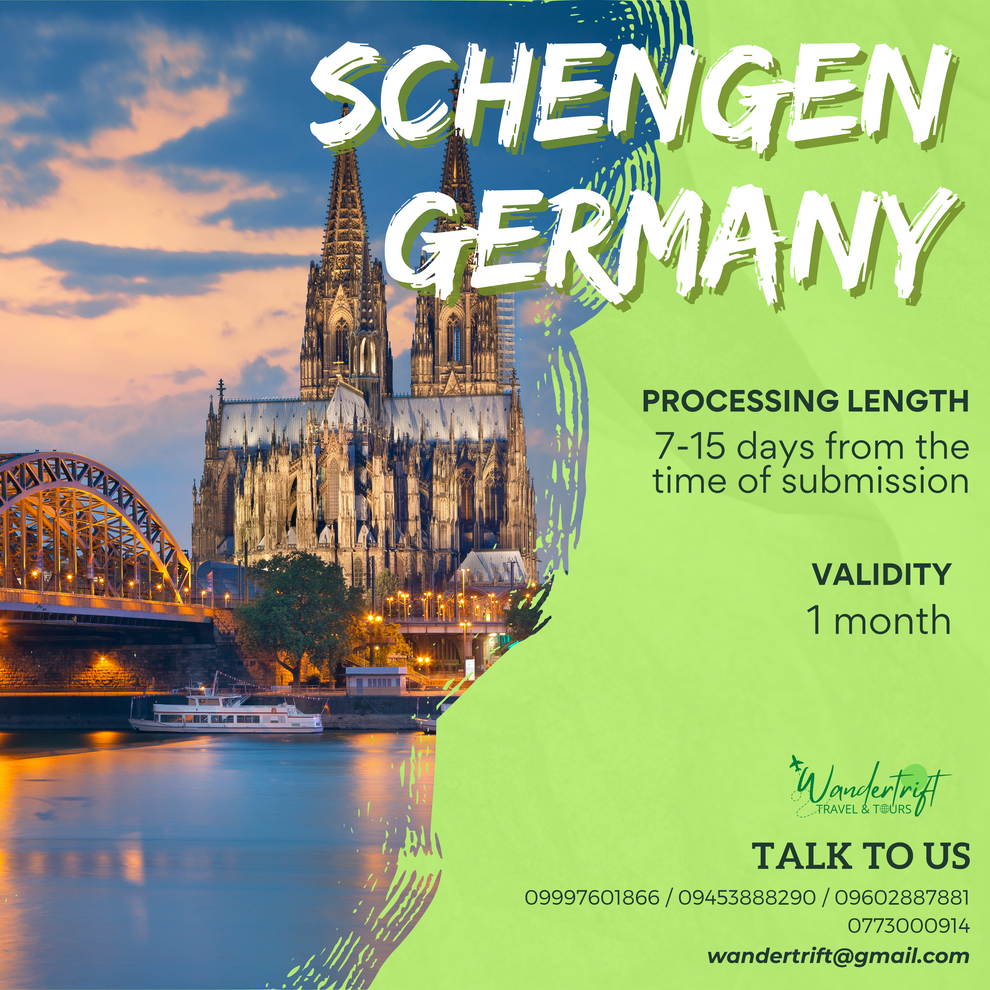 SCHENGEN GERMANY VISA – Wandertrift Travel & Tours
